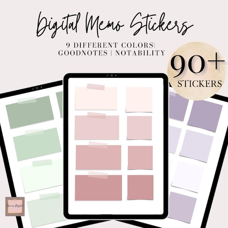 Cute Sticky Notes Planner - Etsy