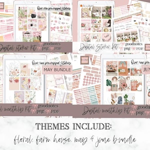 5000+ Digital Stickers Goodnotes Bundle, Whole Shop Bundle, New Year ...