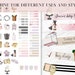 Icon Digital Stickers Digital Label Stickers Washi Goodnotes Template ...