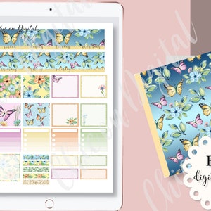MAY MONTHLY Goodnotes, May Flower Goodnotes Sticker Kit, May Digital ...