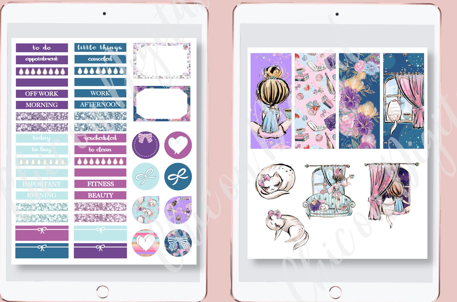 GOODNOTES STICKERS, Lazy Day DIGITAL Planner Sticker Kit, Relax Sticker ...