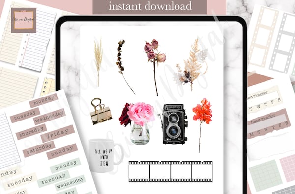 Mood Board Sticker Set - Etsy Canada