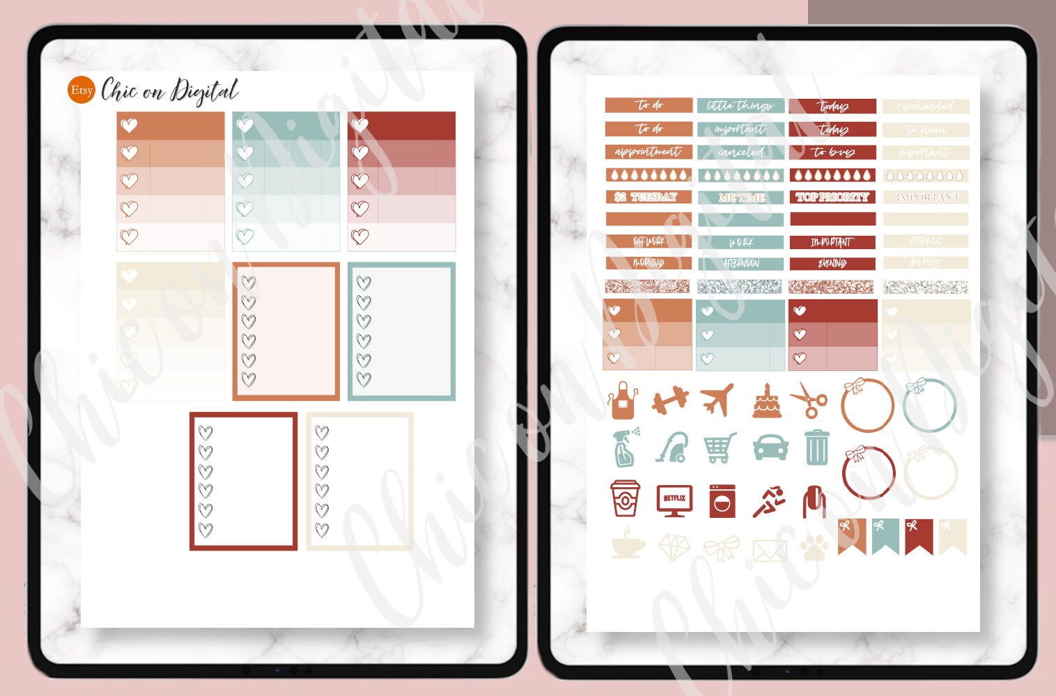 CUTE FALL GOODNOTES Stickers Digital Planner Stickers - Etsy