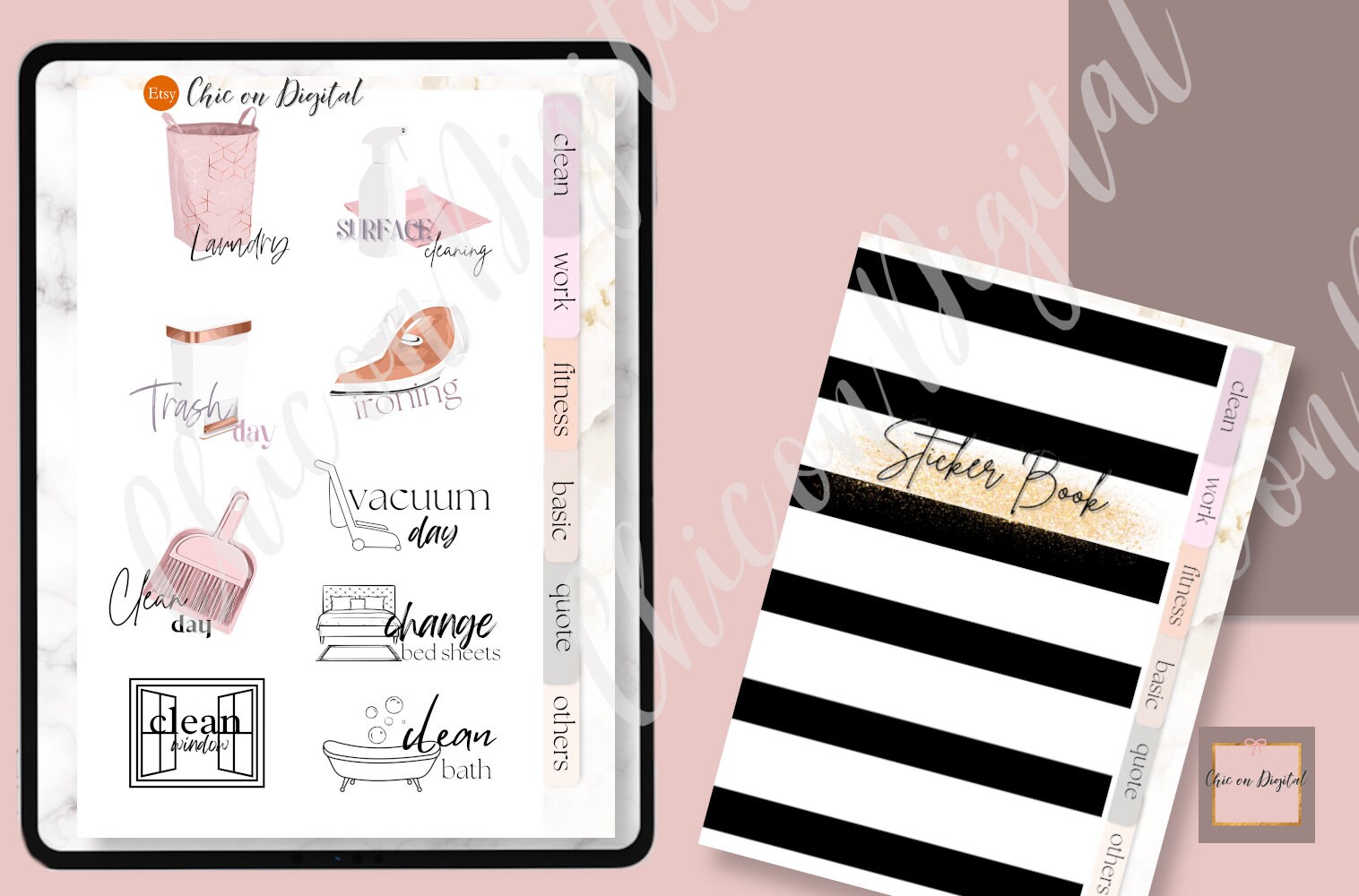 Starter Digital Sticker Kit DAILY PLANNING GOODNOTES - Etsy