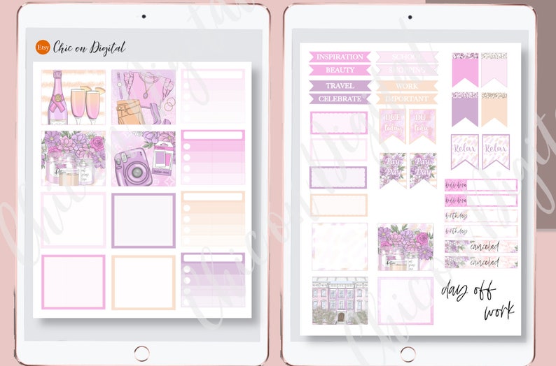 MARCH MONTHLY Digital Stickers City Brunch Goodnotes - Etsy