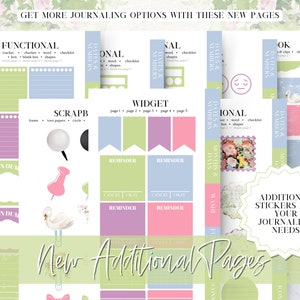 SPRING Goodnotes Stickers Floral Digital Sticker Pack Journaling ...
