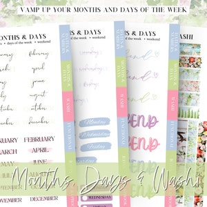 SPRING Goodnotes Stickers Floral Digital Sticker Pack Journaling ...
