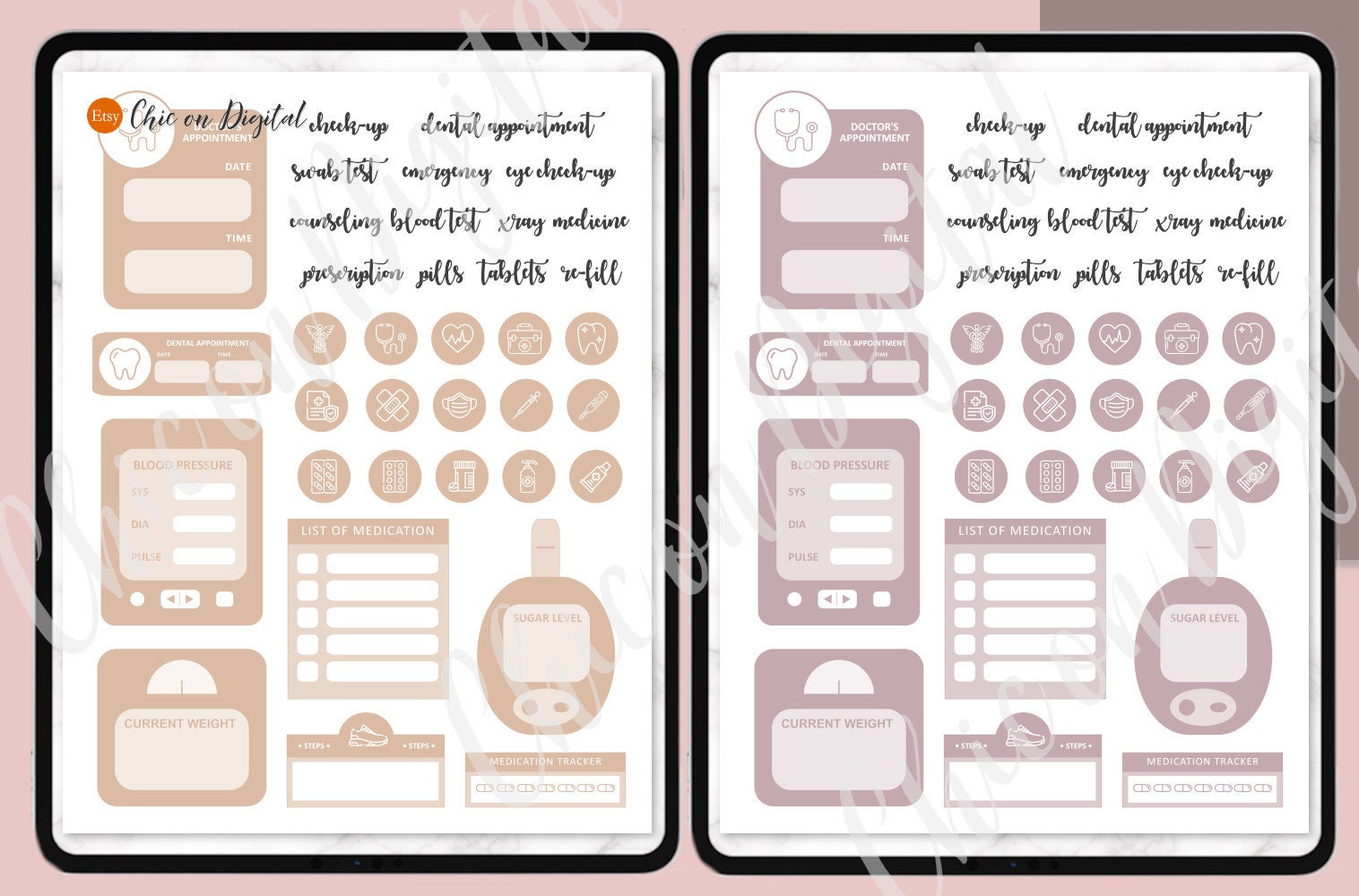 Digital Sticker Bundle for GOODNOTES Finance Digital Sticker - Etsy