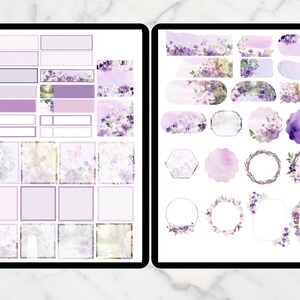 MONTHLY Digital Stickers, Flower Goodnotes Stickers, Digital Sticker ...