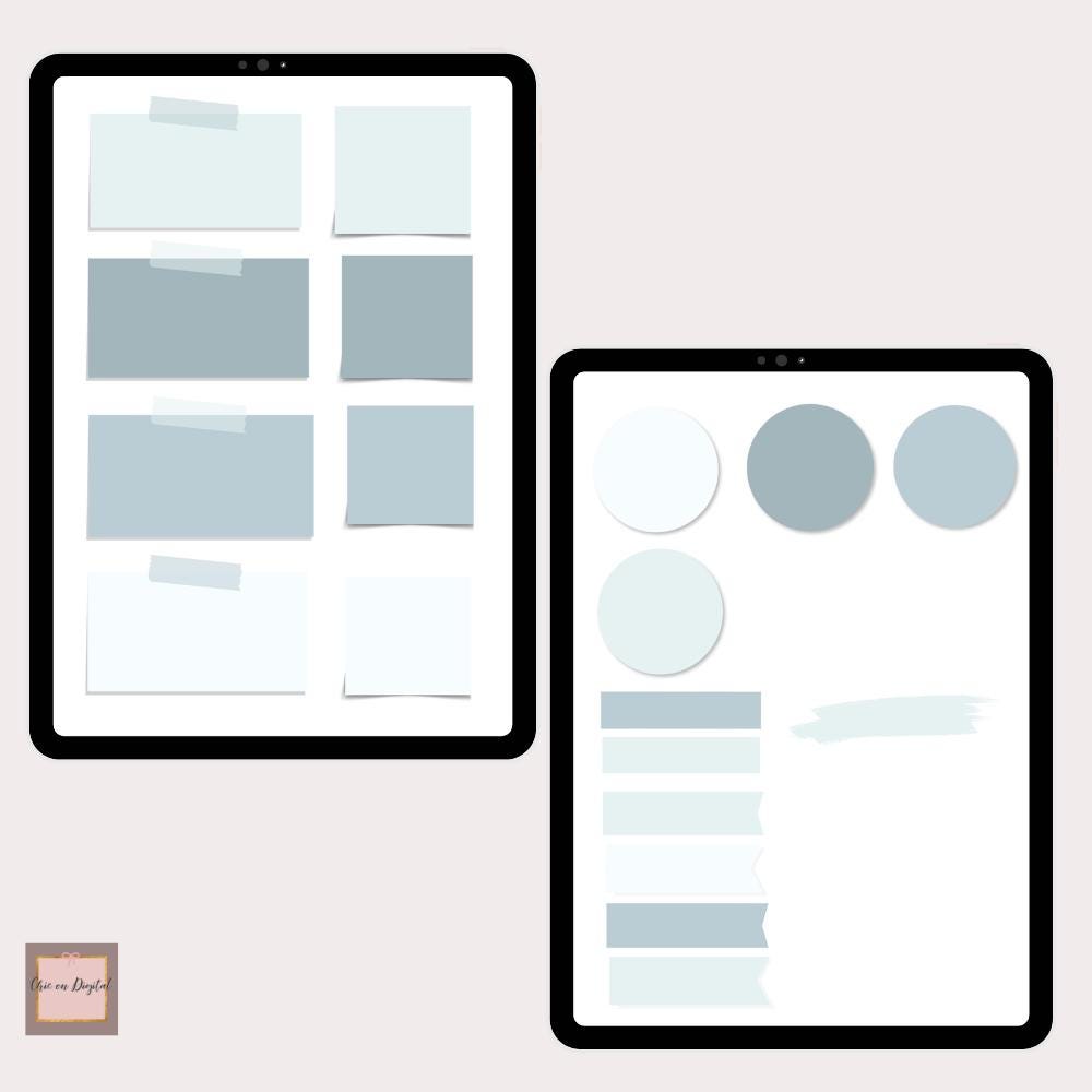 DIGITAL STICKY NOTES, Goodnotes Memo Stickers, iPad Stickers, Digital ...