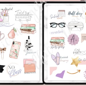 BACK TO SCHOOL Digital Sticker, Back to School Goodnotes, Teacher ...