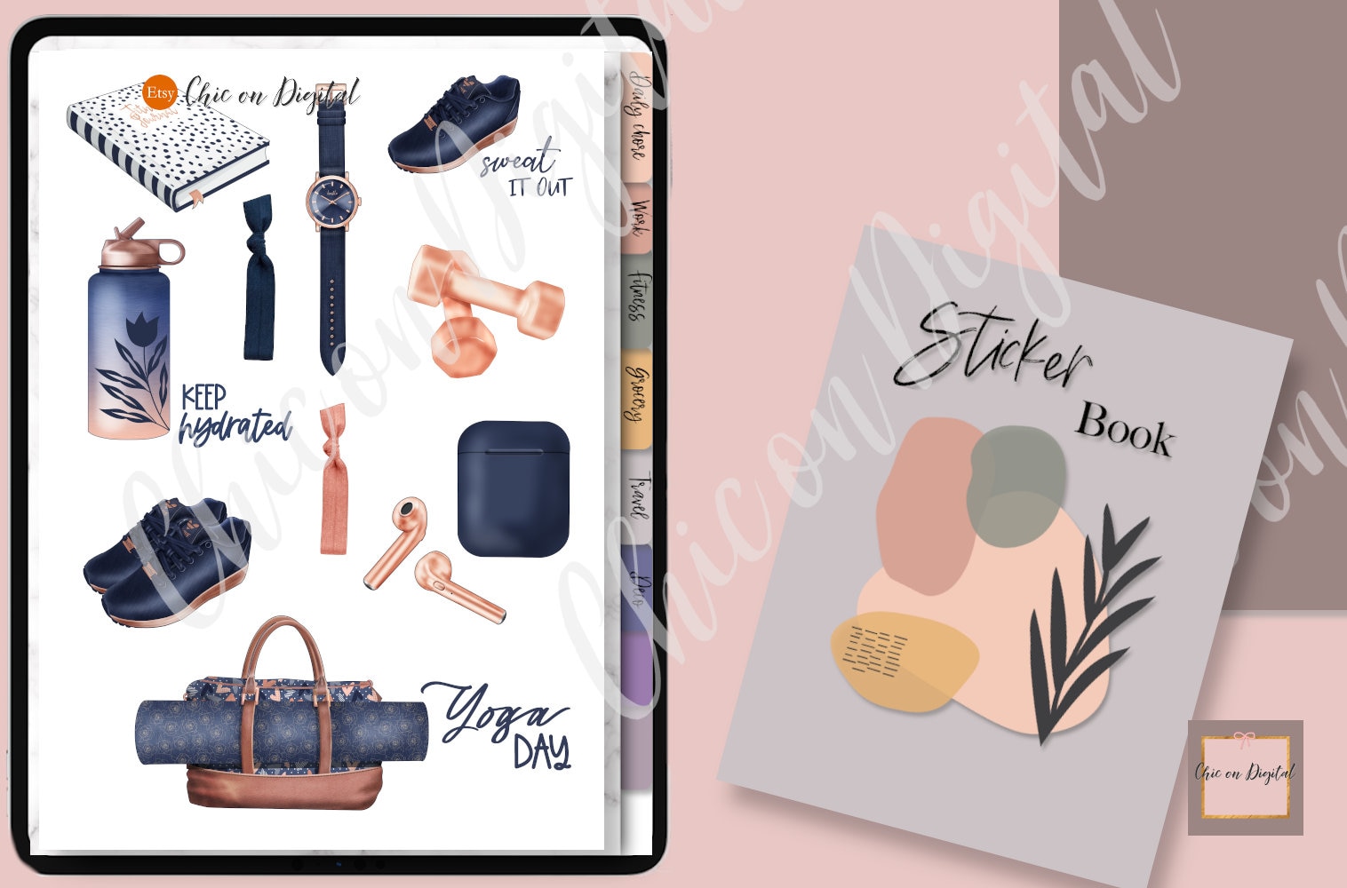Starter Digital Sticker Kit DAILY PLANNING GOODNOTES - Etsy