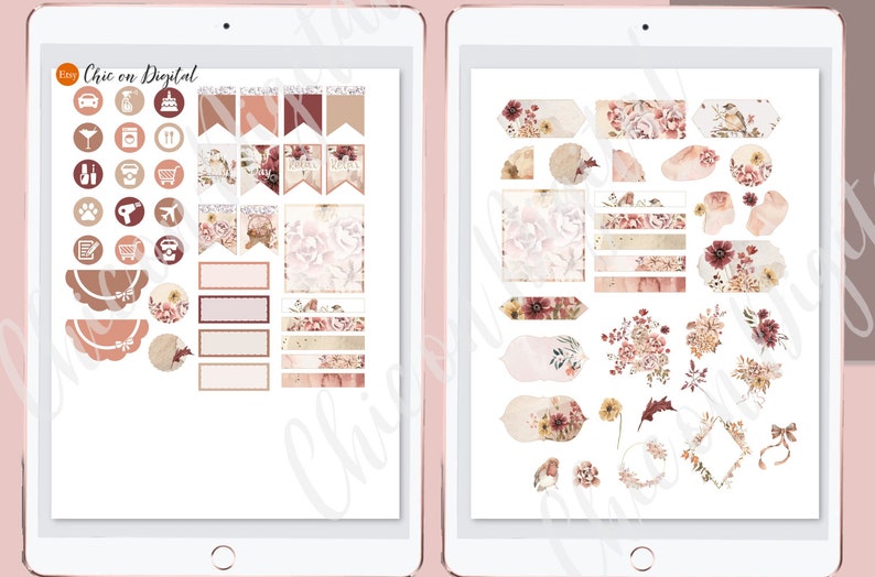 OCTOBER MONTHLY Goodnotes Sticker, October Digital Planner Sticker ...