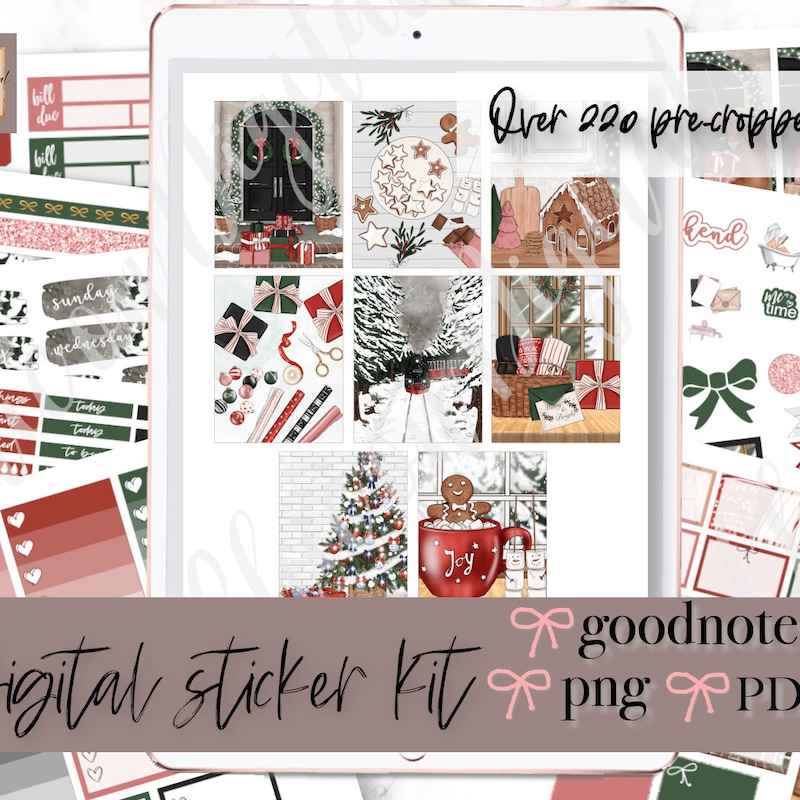 Christmas Stickers - Etsy