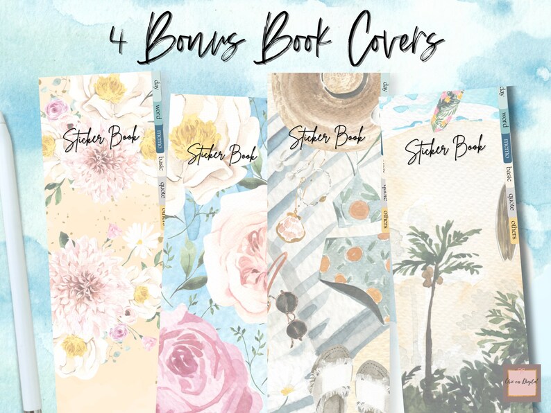 SUMMER DIGITAL Sticker Pack, Goodnotes Summer Stickers, Digital Sticker ...