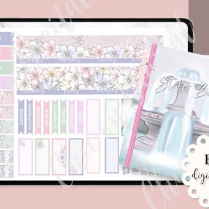 MARCH MONTHLY KIT Digital Stickers, March Goodnotes Stickers, March ...