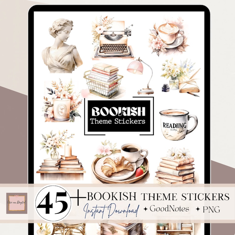 Bookish Stickers - Etsy