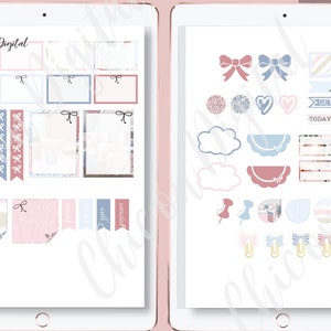 JULY MONTHLY KIT Digital Stickers, July 4th Goodnotes Stickers, Onenote ...