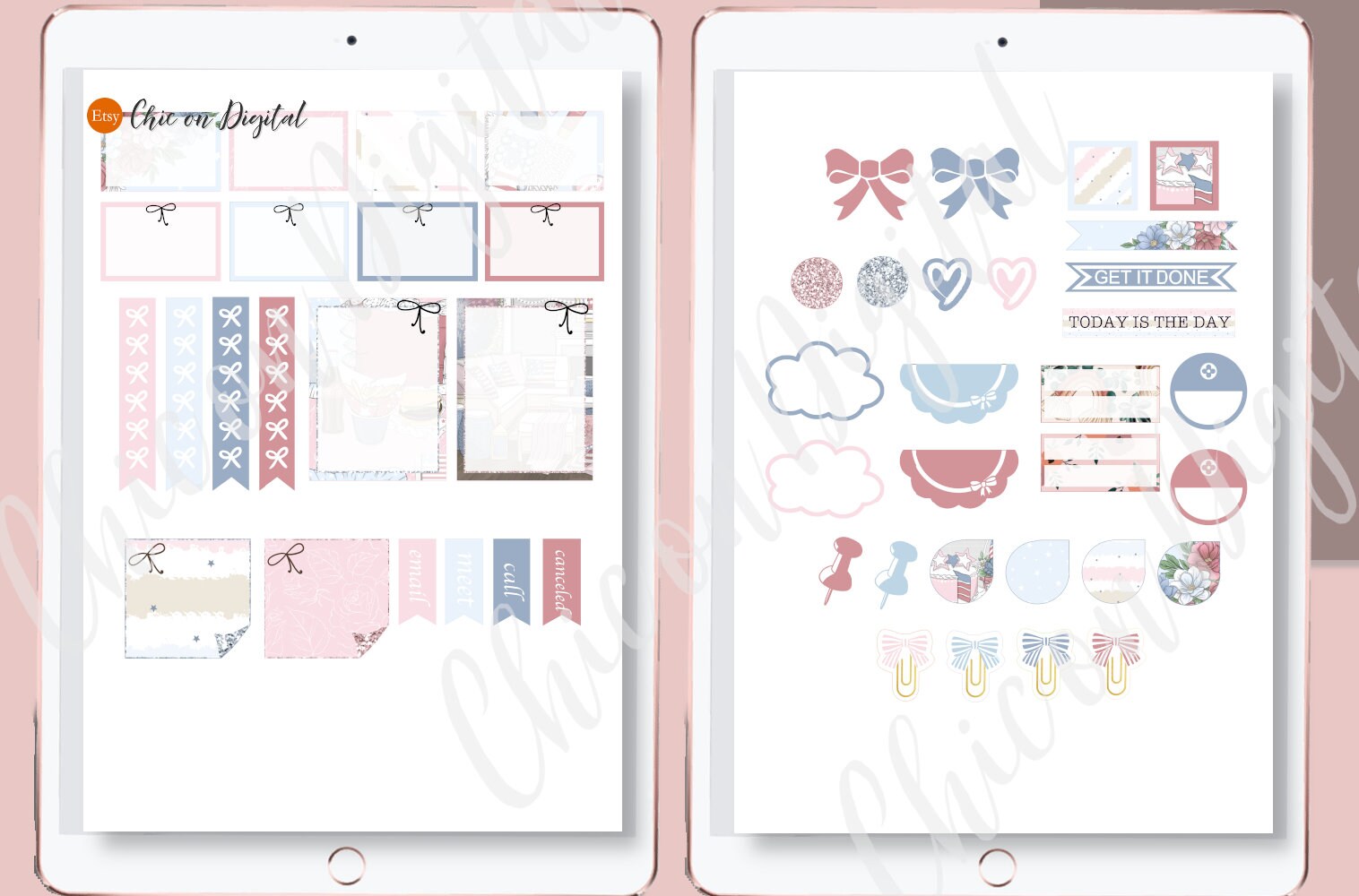 JULY MONTHLY KIT Digital Stickers July 4th Goodnotes - Etsy