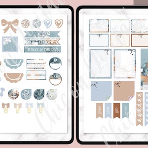 BOHO Home DIGITAL Planner STICKERS, Tropical Leave Goodnotes, Home ...