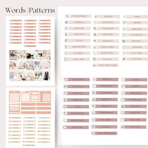 Digital Work Stickers: 550+ Memo & Note Stickers (goodnotes, Notability ...