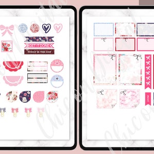 CUTE VALENTINE GOODNOTES Planner Stickers, Love Goodnotes Stickers ...