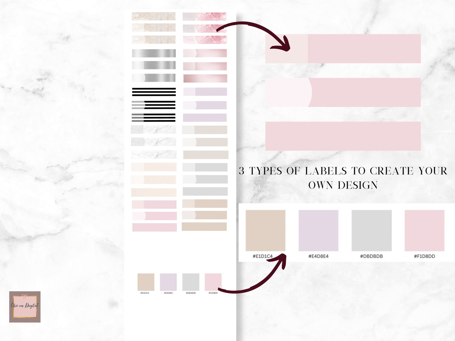 Icon Digital Stickers Digital Label Stickers Washi Goodnotes Template ...