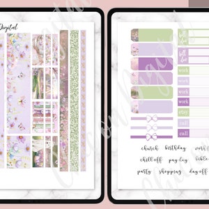 EASTER GOODNOTES Stickers, Spring Digital Stickers, Cottage Digital ...