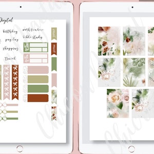 SPRING FLOWER PLANNER Goodnotes Stickers, Goodnotes Stickers, Pre ...