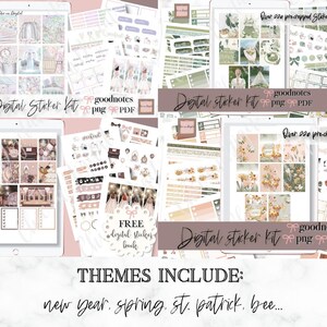 5000+ Digital Stickers Goodnotes Bundle, Whole Shop Bundle, New Year ...