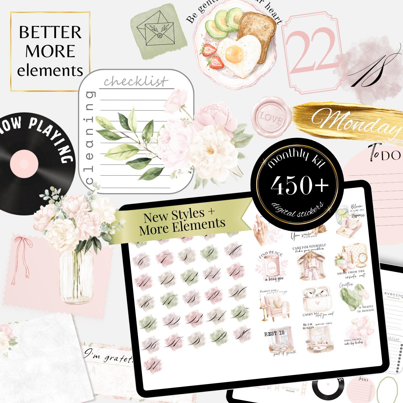 Over 110,000 Whole Shop BUNDLE Digital Stickers ,goodnotes Noteful ...