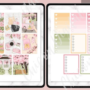 Cherry Blossom GOODNOTES Sticker, Spring Flower Goodnotes Sticker ...