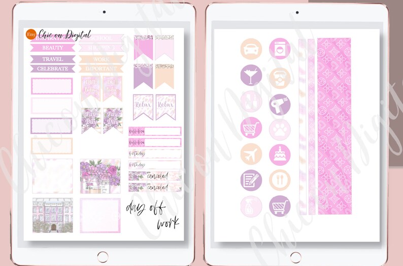 MARCH MONTHLY Digital Stickers City Brunch Goodnotes - Etsy