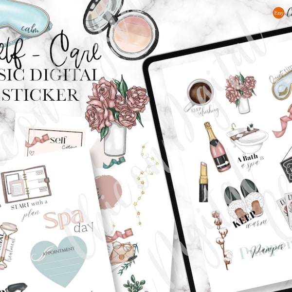 Self Care Stickers - Etsy