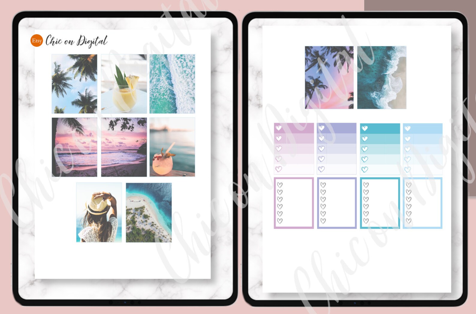BEACH GOODNOTES STICKERS Summer Photo Goodnotes Stickers - Etsy