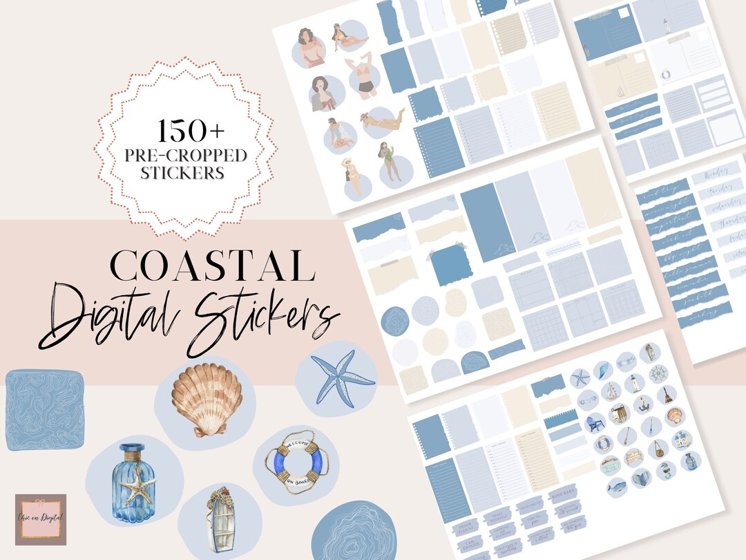 DIGITAL PLANNER STICKERS, That Girl Goodnotes Sticker, Summer Sticker ...