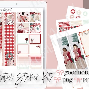 DECEMBER MONTHLY KIT Digital Stickers December Goodnotes - Etsy