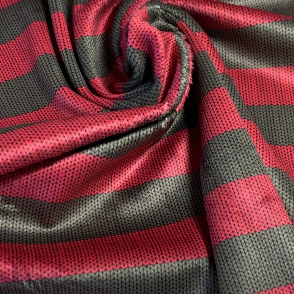 Freddy Krueger Red and Green Fabric - Etsy