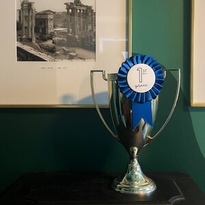 CUSTOM Satin Award Ribbon Single Tail - Etsy