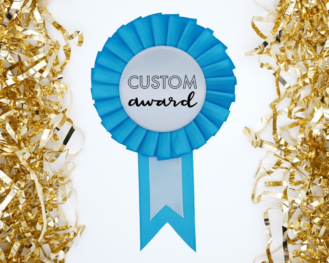 CUSTOM Satin Award Ribbon Personalized Limited Edition Style - Etsy