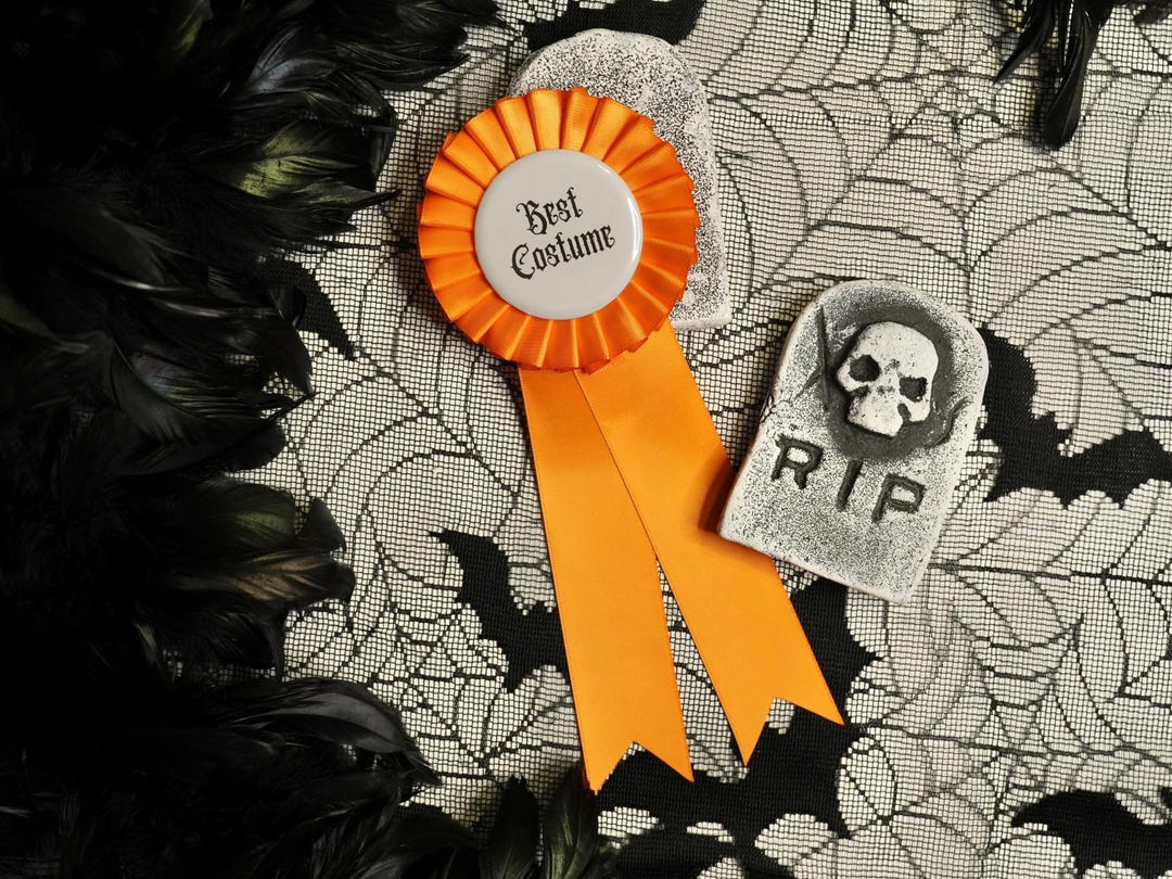 Best Costume Award Ribbon - Halloween Party Prize - Etsy
