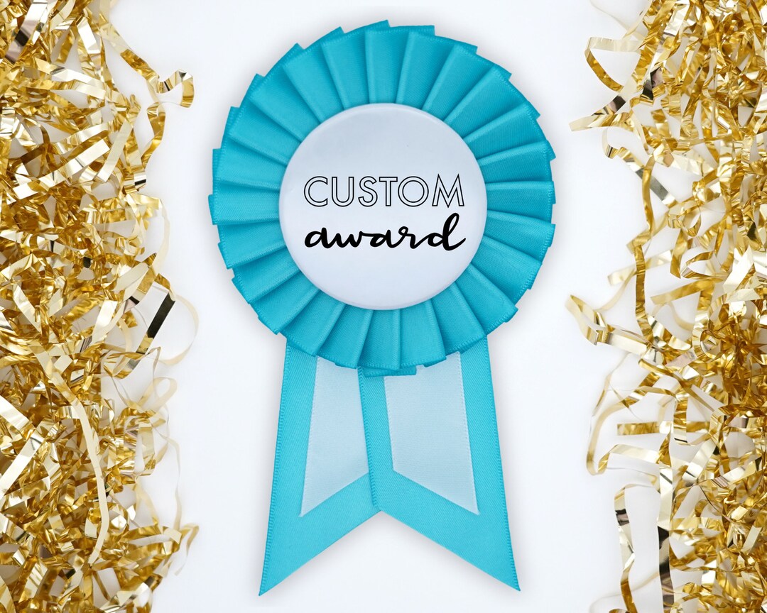 CUSTOM Satin Award Ribbon Personalized Limited Edition Style - Etsy