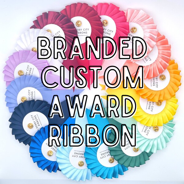 Custom Logo Ribbon - Etsy