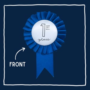 1st Place Satin Award Ribbon | Etsy