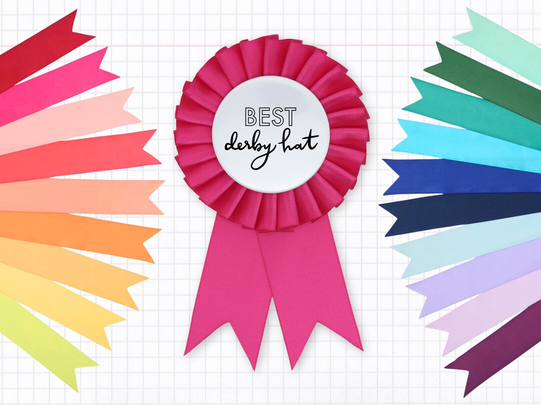 Best Derby Hat Satin Award Ribbon - Etsy