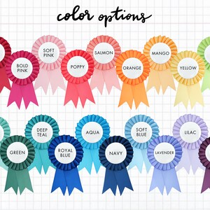 1st Place Satin Award Ribbon - Etsy