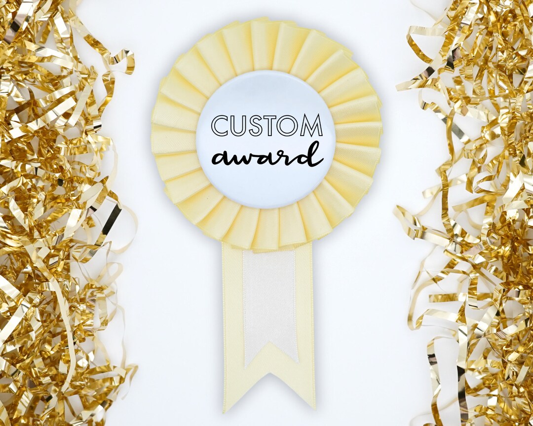 CUSTOM Satin Award Ribbon Personalized Limited Edition Style - Etsy