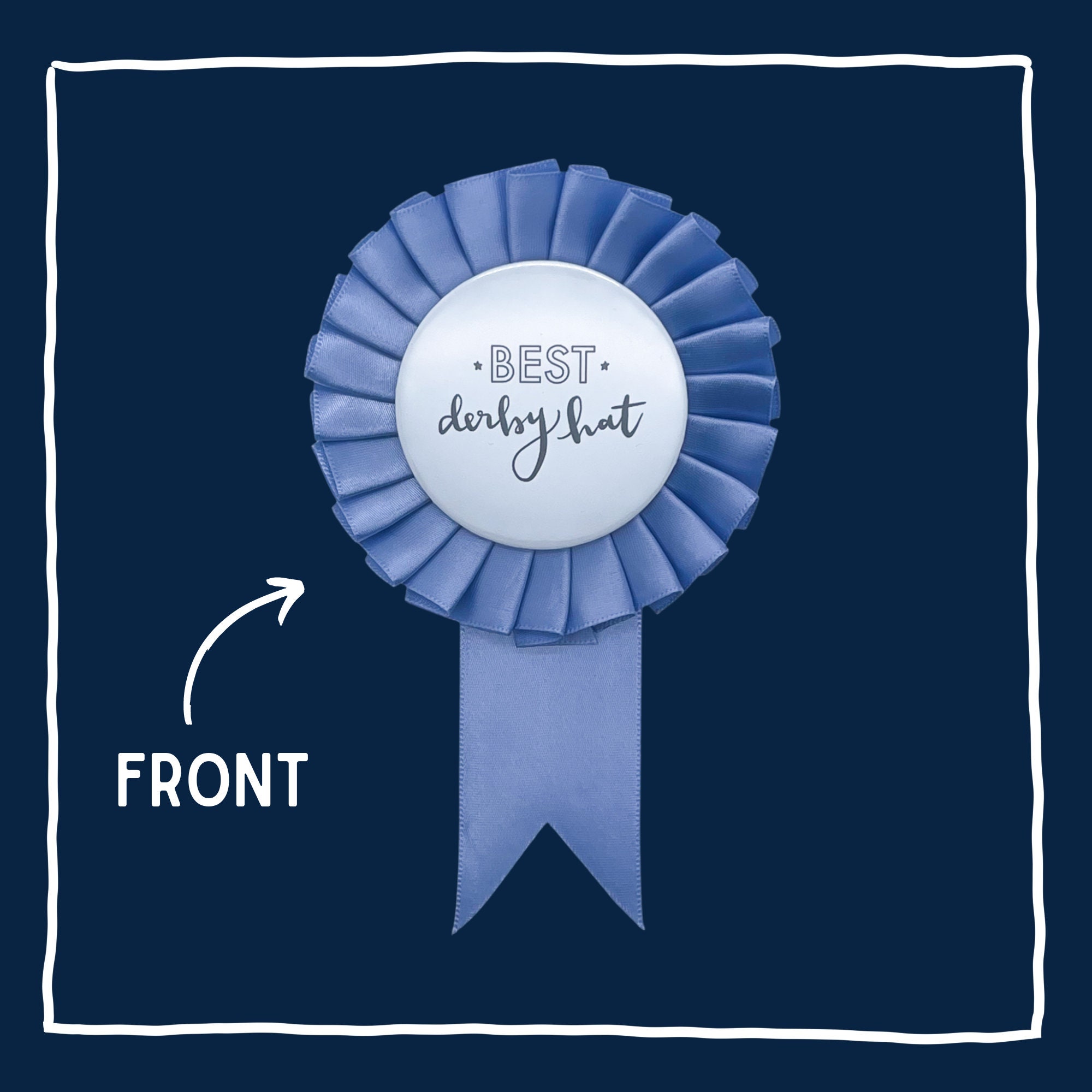 Best Derby Hat Satin Award Ribbon - Etsy