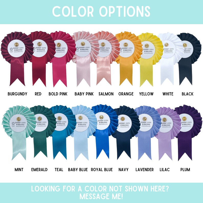 1st Place Satin Award Ribbon | Etsy