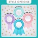 1st Place Satin Award Ribbon - Etsy